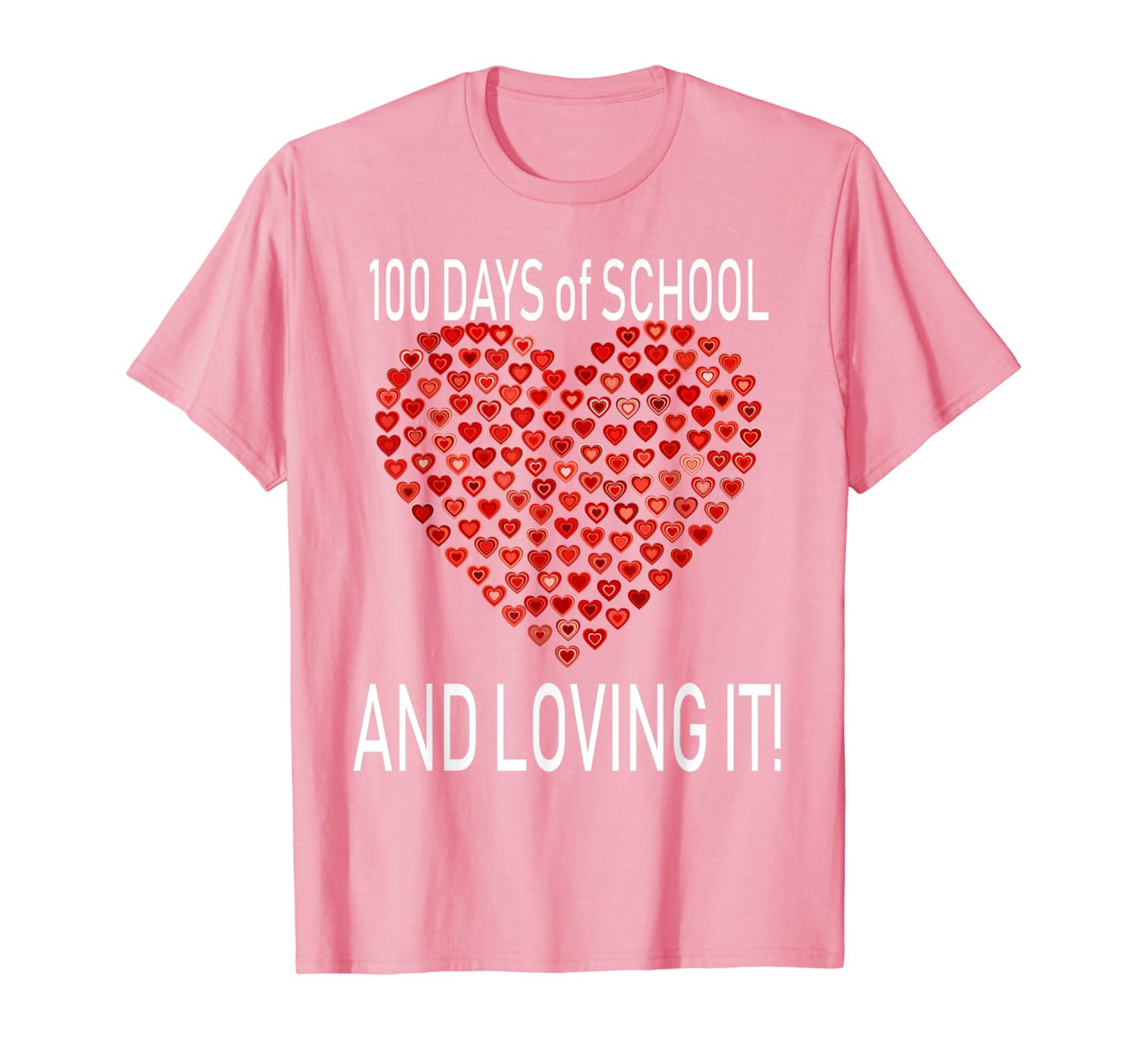 Loving 100 Days Of School Shirt Cute Heart Happy Gift Outfit T Shirt loving-100-days-of-school-shirt-cute-heart-happy-gift-outfit-t-shirt